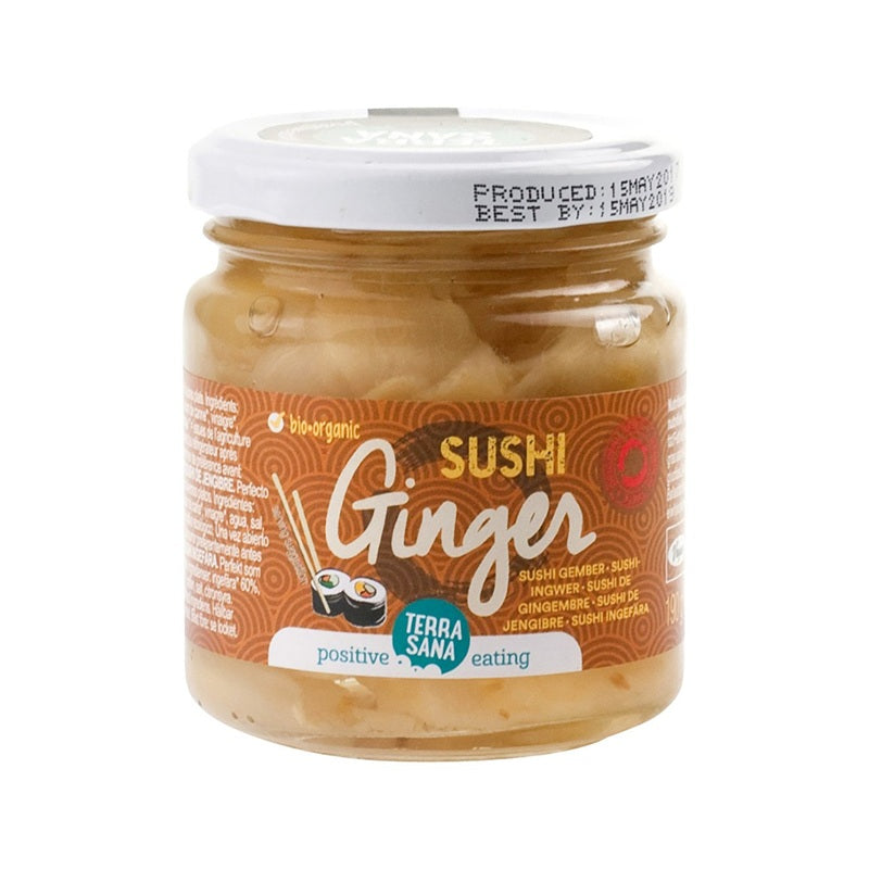 Eingelegter Sushi bio Ingwer im Glas "Ginger Party" von teewerk.ch